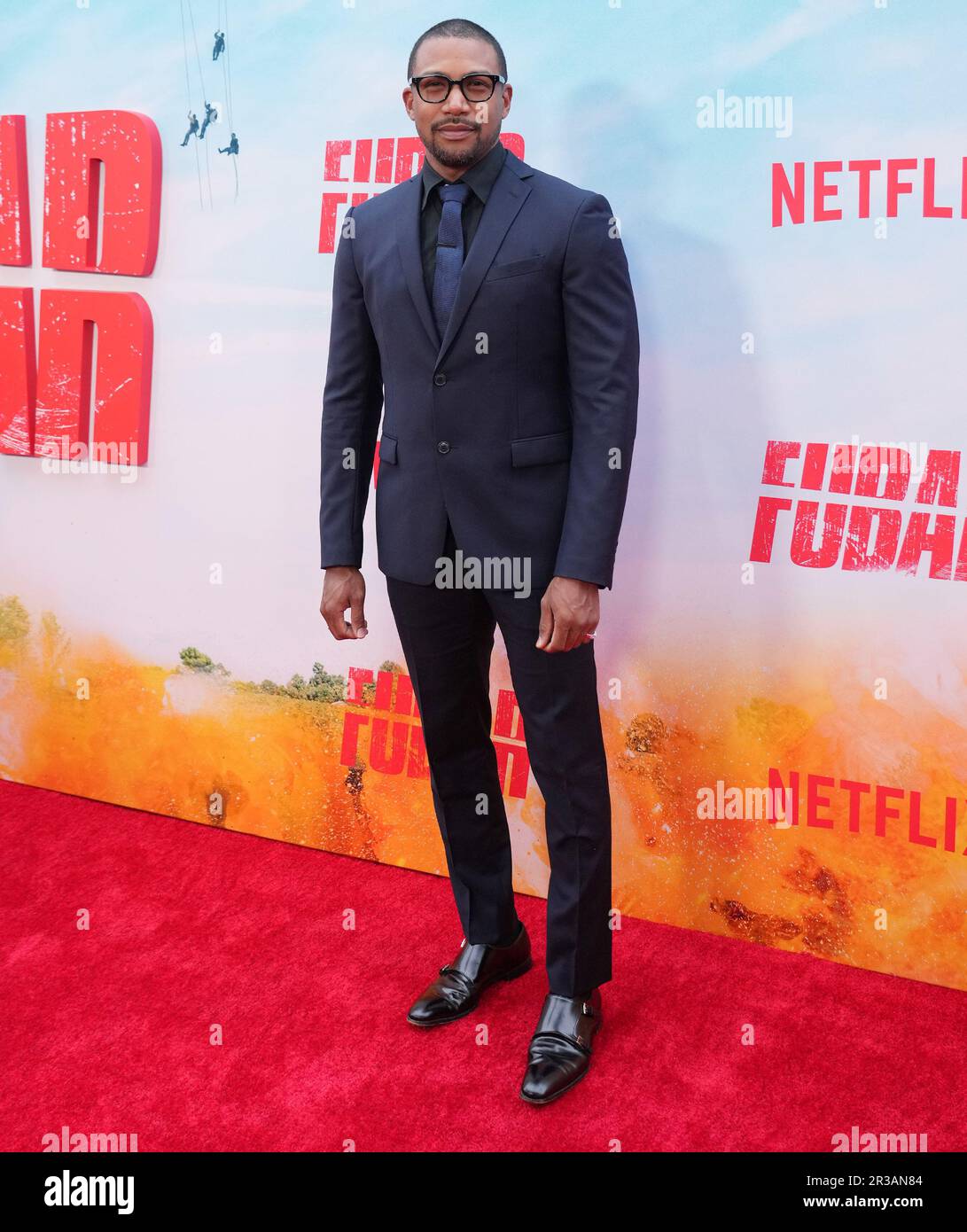 Los Angeles, USA. 22nd May, 2023. Charles Michael Davis arrives at the Netflix's FUBAR Los ...
