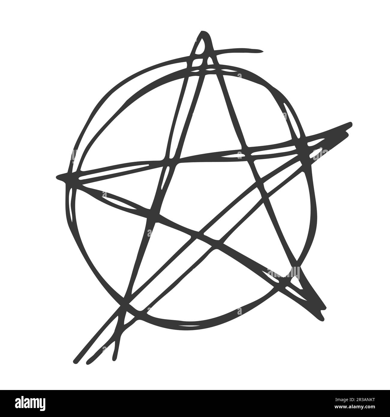 Anarchy Icon Silhouette Illustration Anti Social Protest Vector Graphic Pictogram Symbol Clip