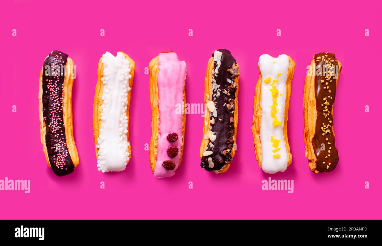 Cream custard sweet fillings hi-res stock photography and images - Alamy