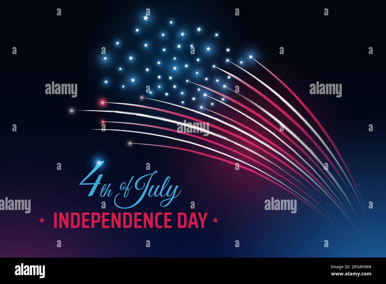 Banner 4th of july usa independence day, template, american colorful ...