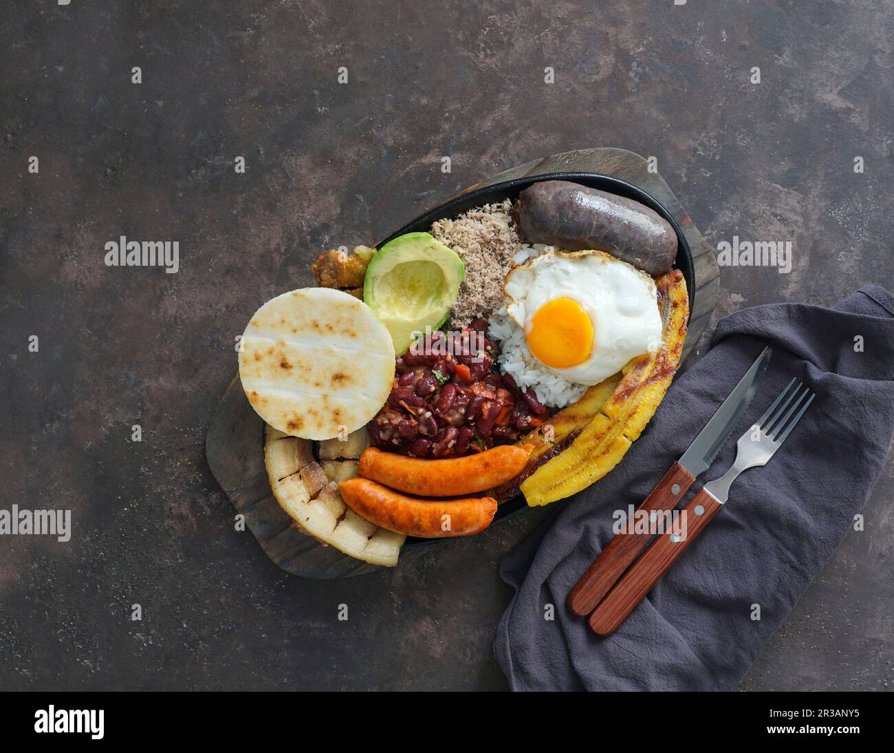 Overhead shot colombian arepa cooking hi-res stock photography and ...