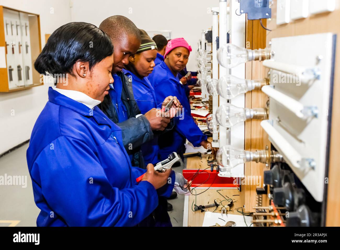 Vocational Skills Training Centre in Africa Stock Photo - Alamy