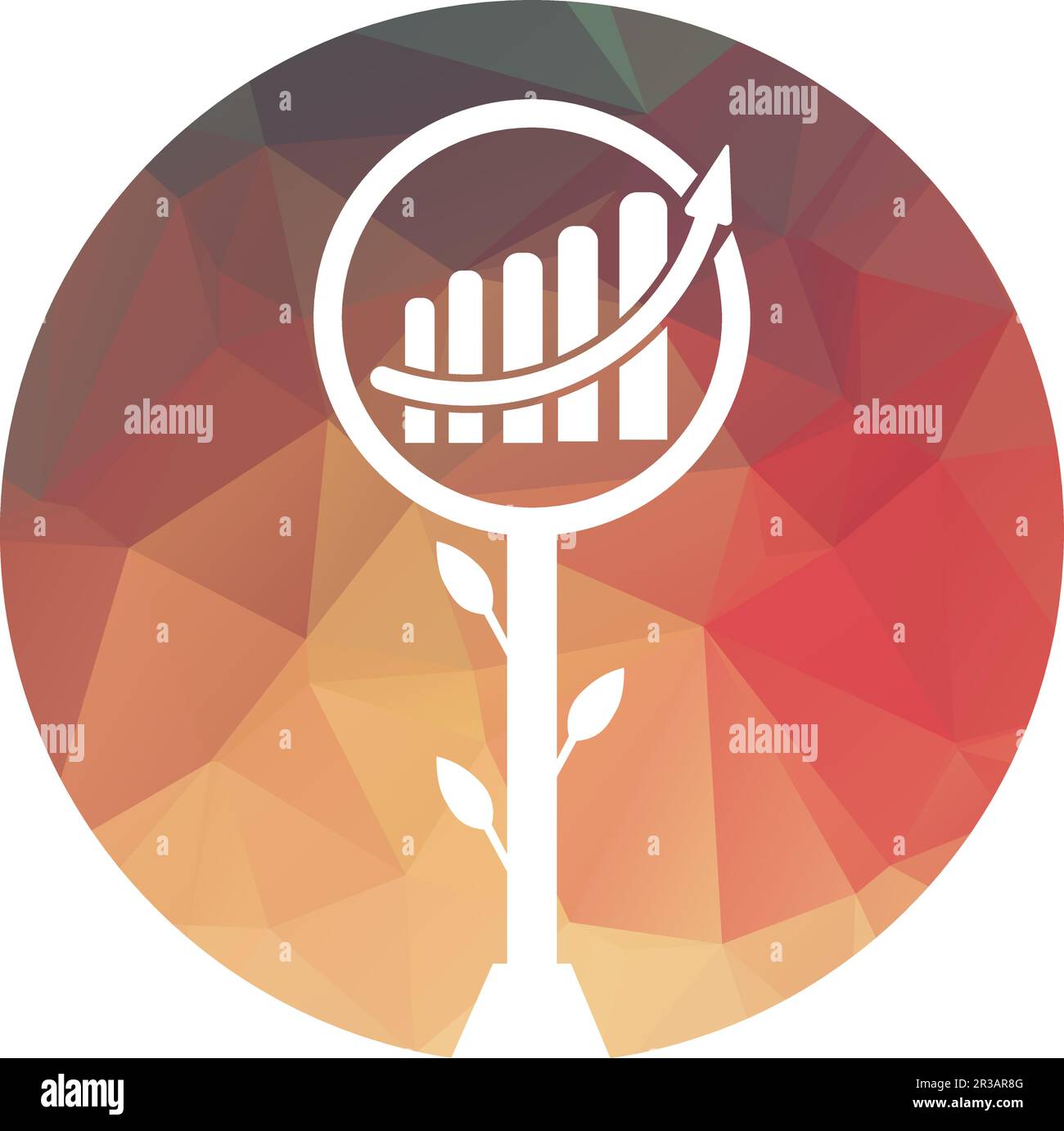finance and finance growth development logo vector template design ...
