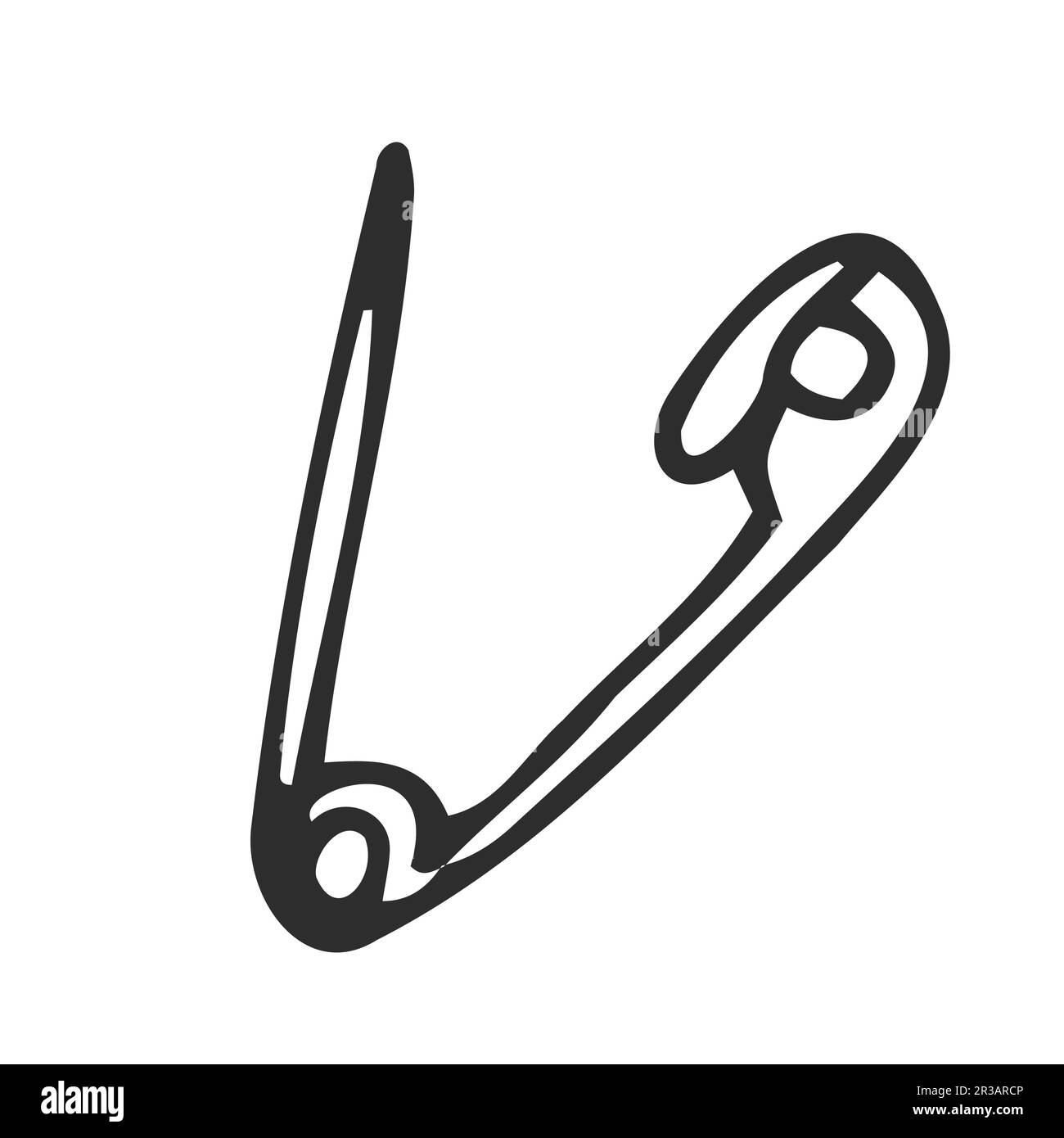 Hand drawn pin doodle icon. Hand drawn black sketch. Sign symbol ...