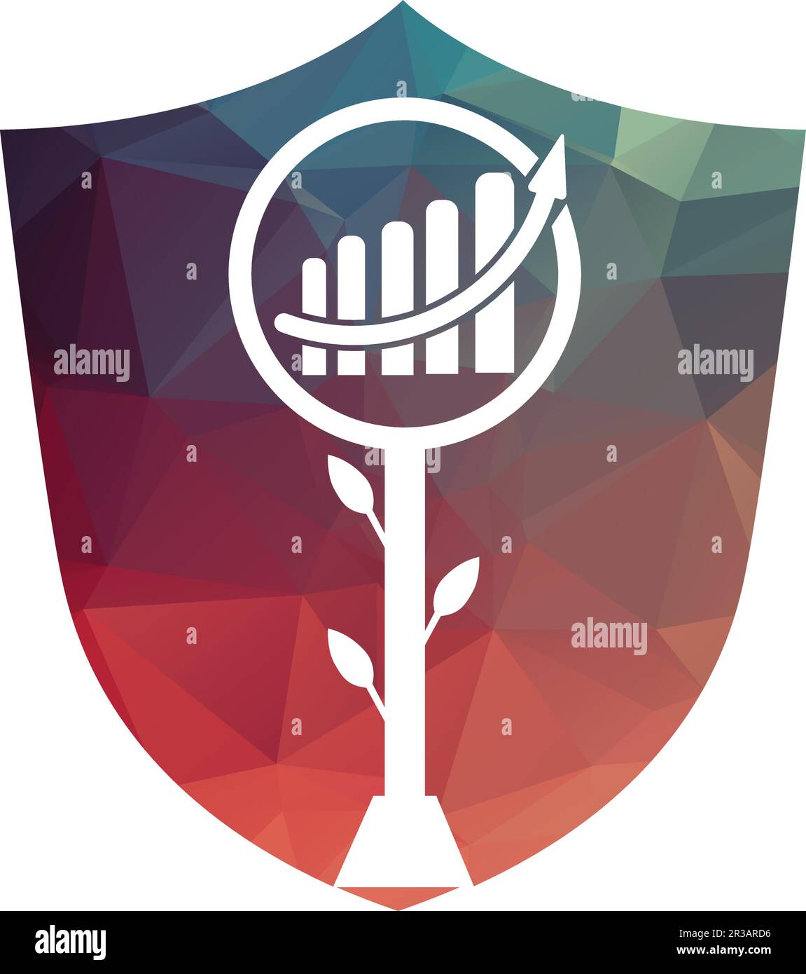 finance and finance growth development logo vector template design ...
