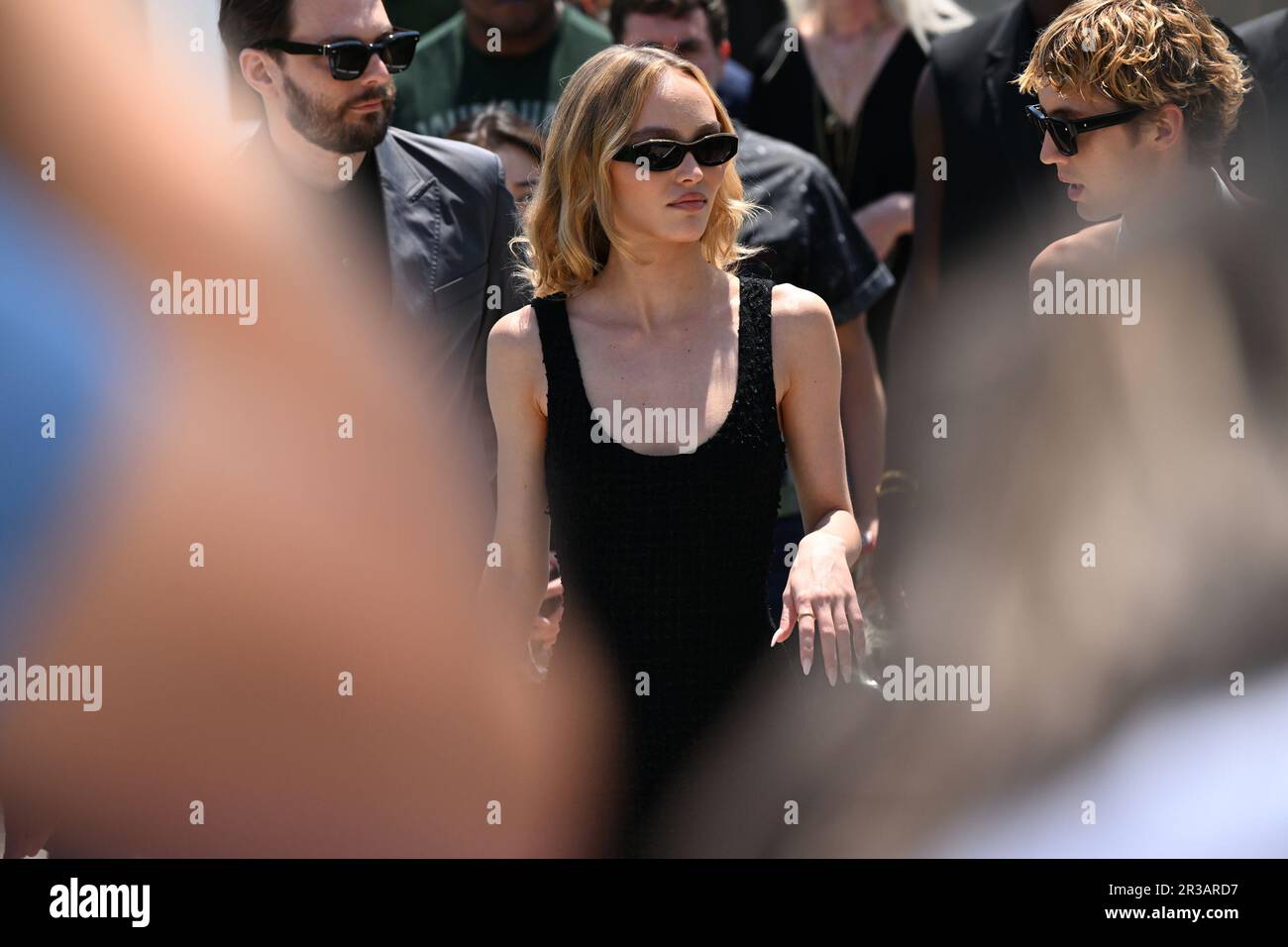 Lily-Rose Depp attends the photocall for The Idol, during the 76th ...
