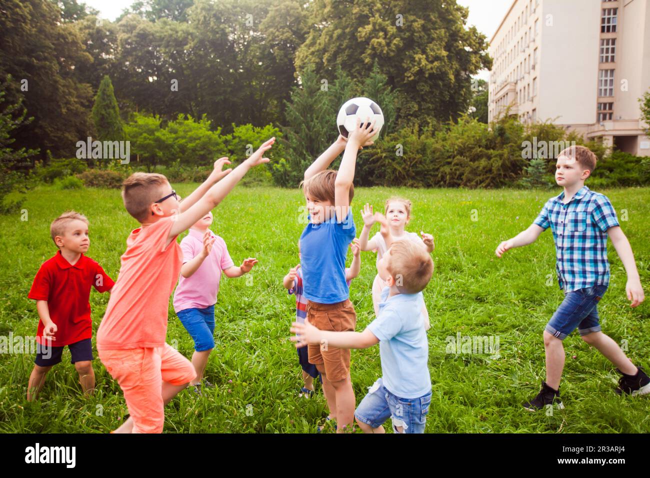 The active children's games for good health Stock Photo - Alamy