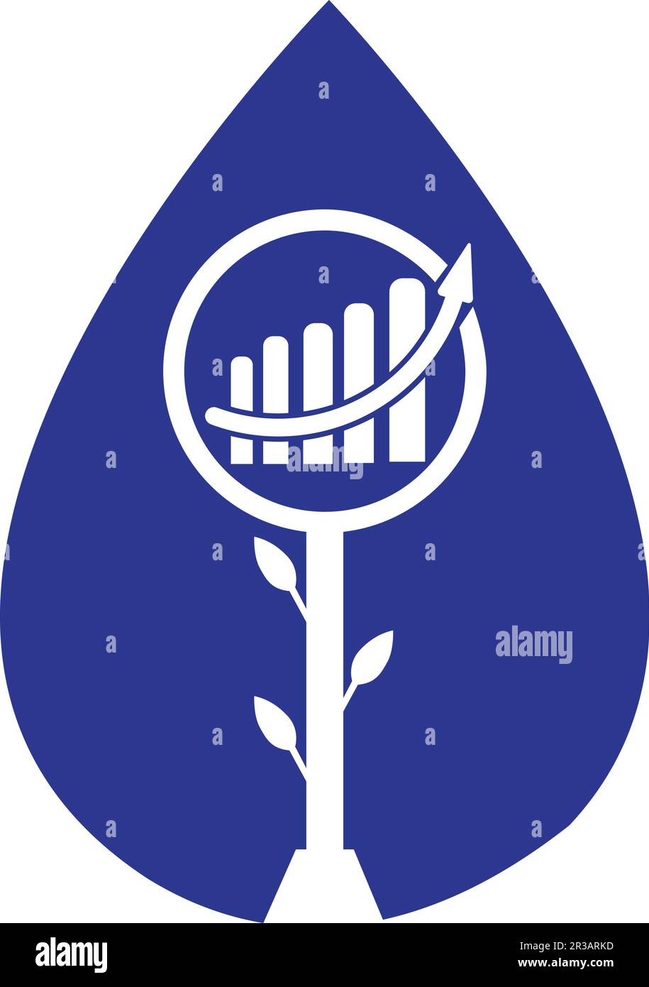 finance and finance growth development logo vector template design ...