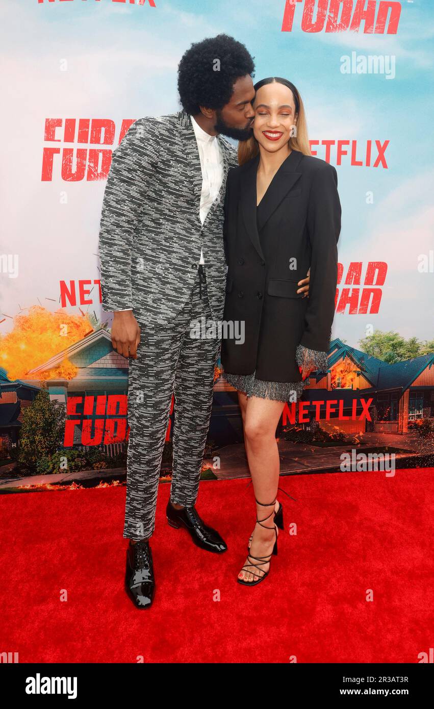 Los Angeles, Ca. 22nd May, 2023. Milan Carter, Ashley Carter at the ...