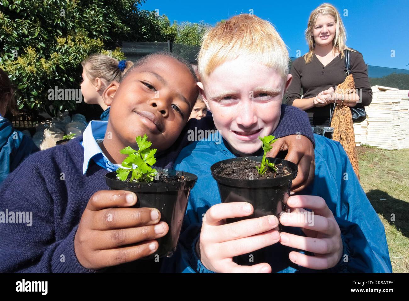 School children learning about agriculture and farming Stock Photo - Alamy