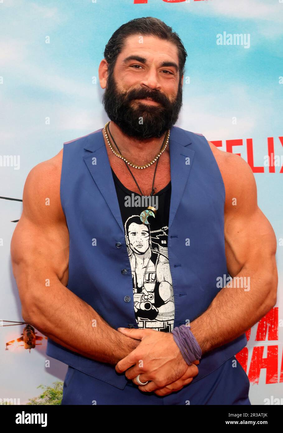 Los Angeles, Ca. 22nd May, 2023. Brett Azar at the premiere of Netflix ...