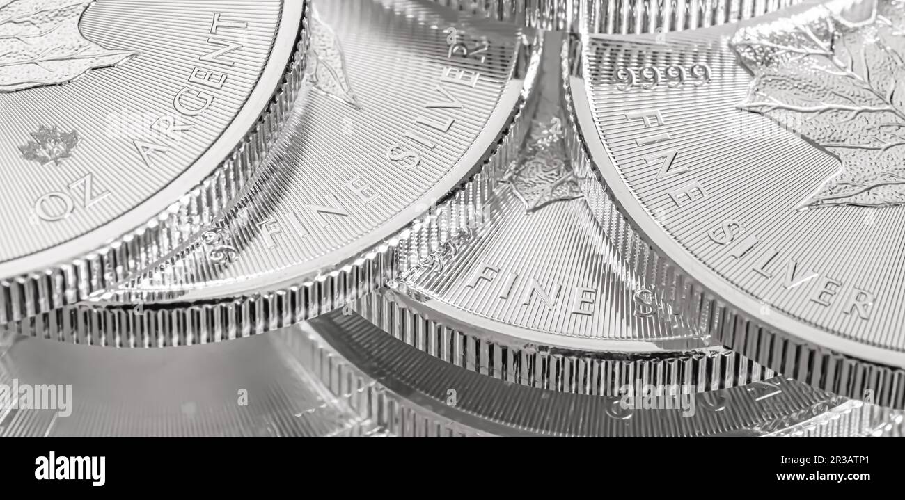 Canadian currency maple leaf hi-res stock photography and images - Alamy