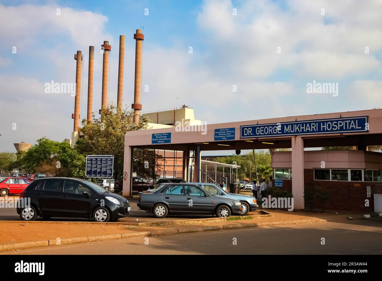 Entrance to Dr George Mukhari University Hospital in Ga-Rankuwa area ...