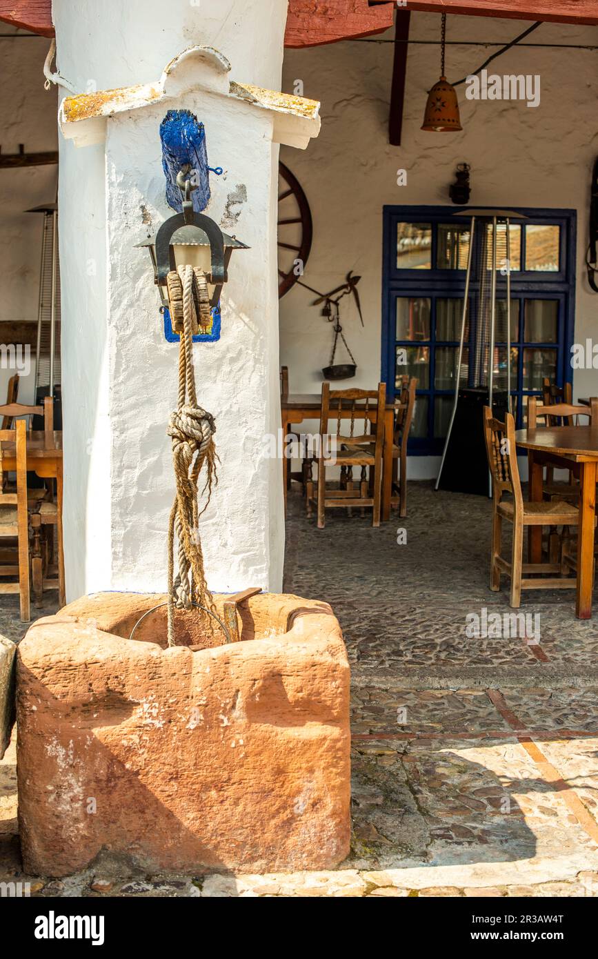 A small well in a farmhouse in La Mancha, Spain Stock Photo - Alamy
