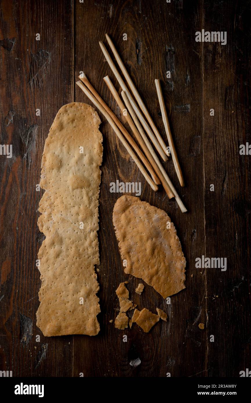 Crisp bread and sticks Stock Photo - Alamy