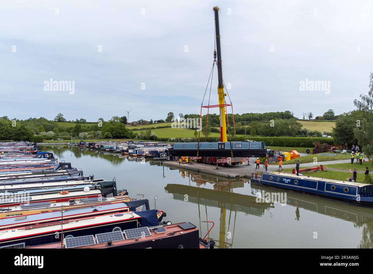 Visitors to the crick boat show hi-res stock photography and images - Alamy
