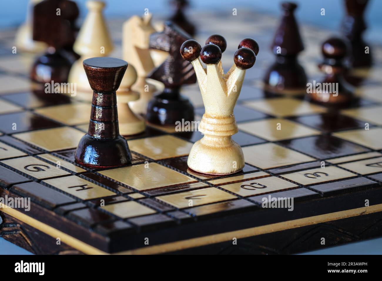 Embattling the queen Stock Photo - Alamy