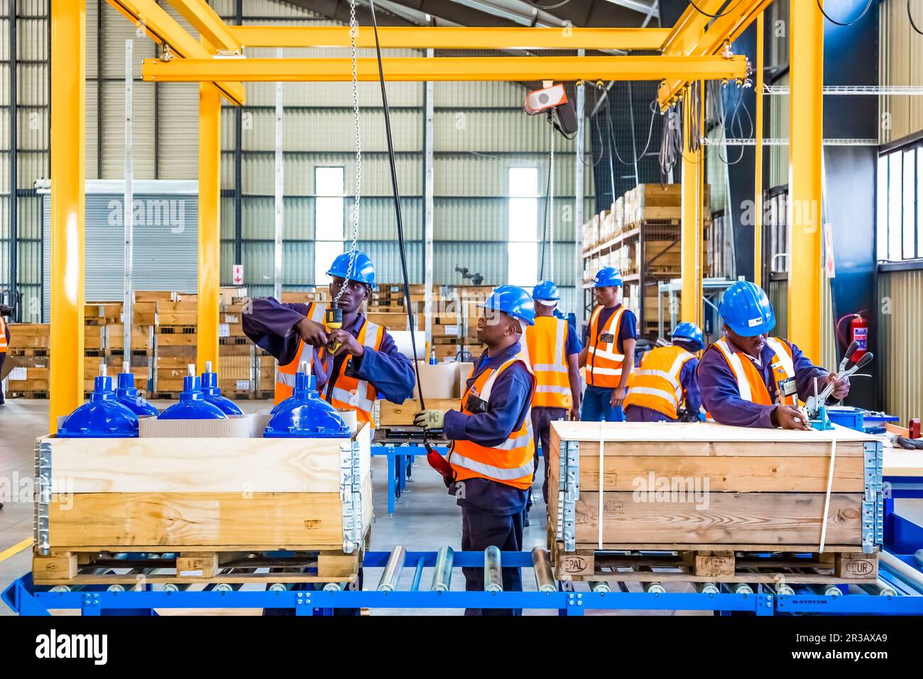 Industrial Valve Manufacturing and Assembly Factory Stock Photo - Alamy