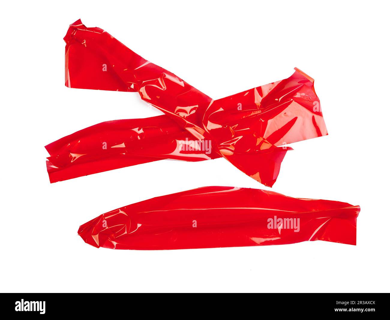 Red duct repair tape isolated on white background Stock Photo - Alamy