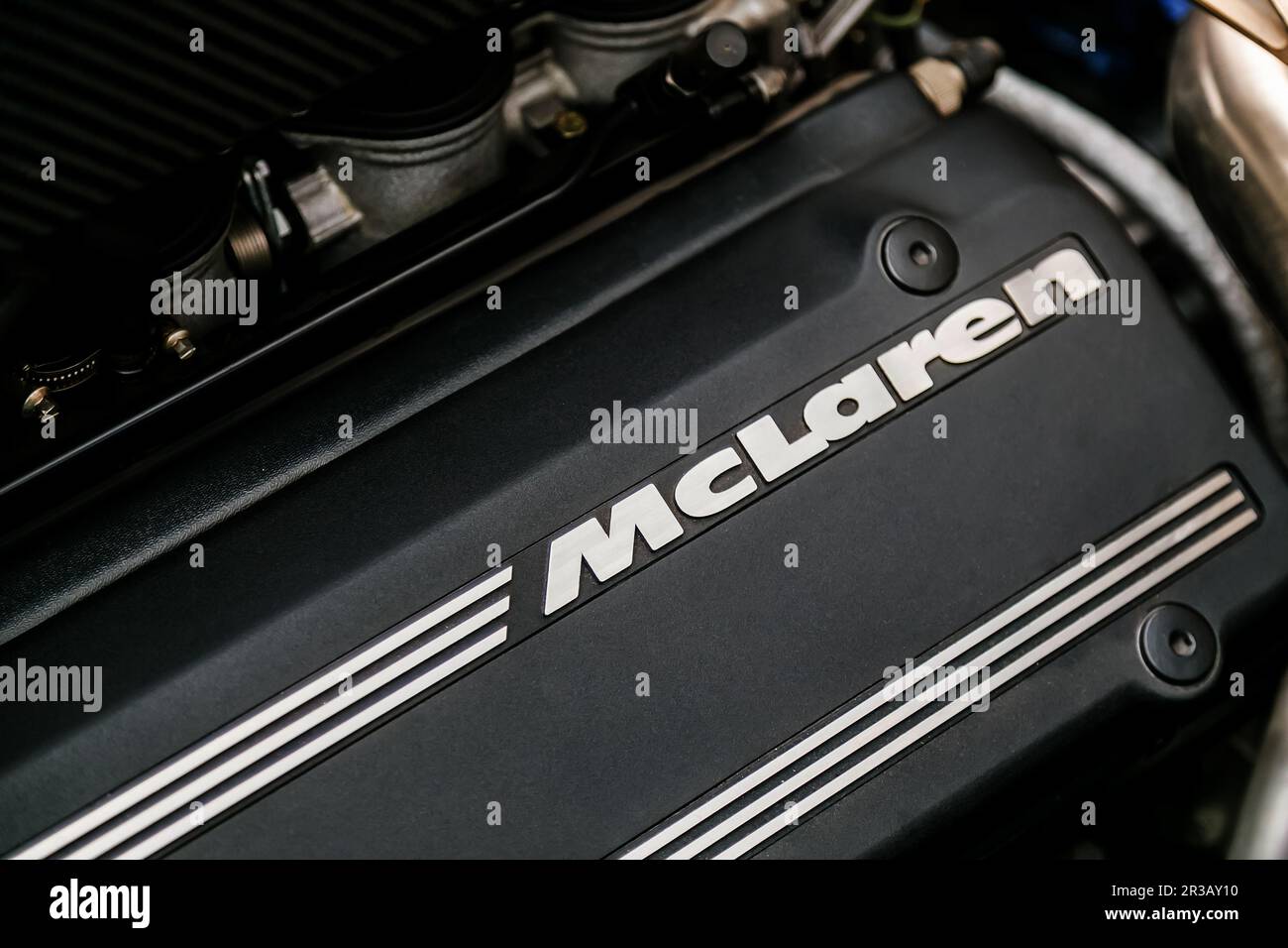 Close up mclaren badge hi-res stock photography and images - Alamy