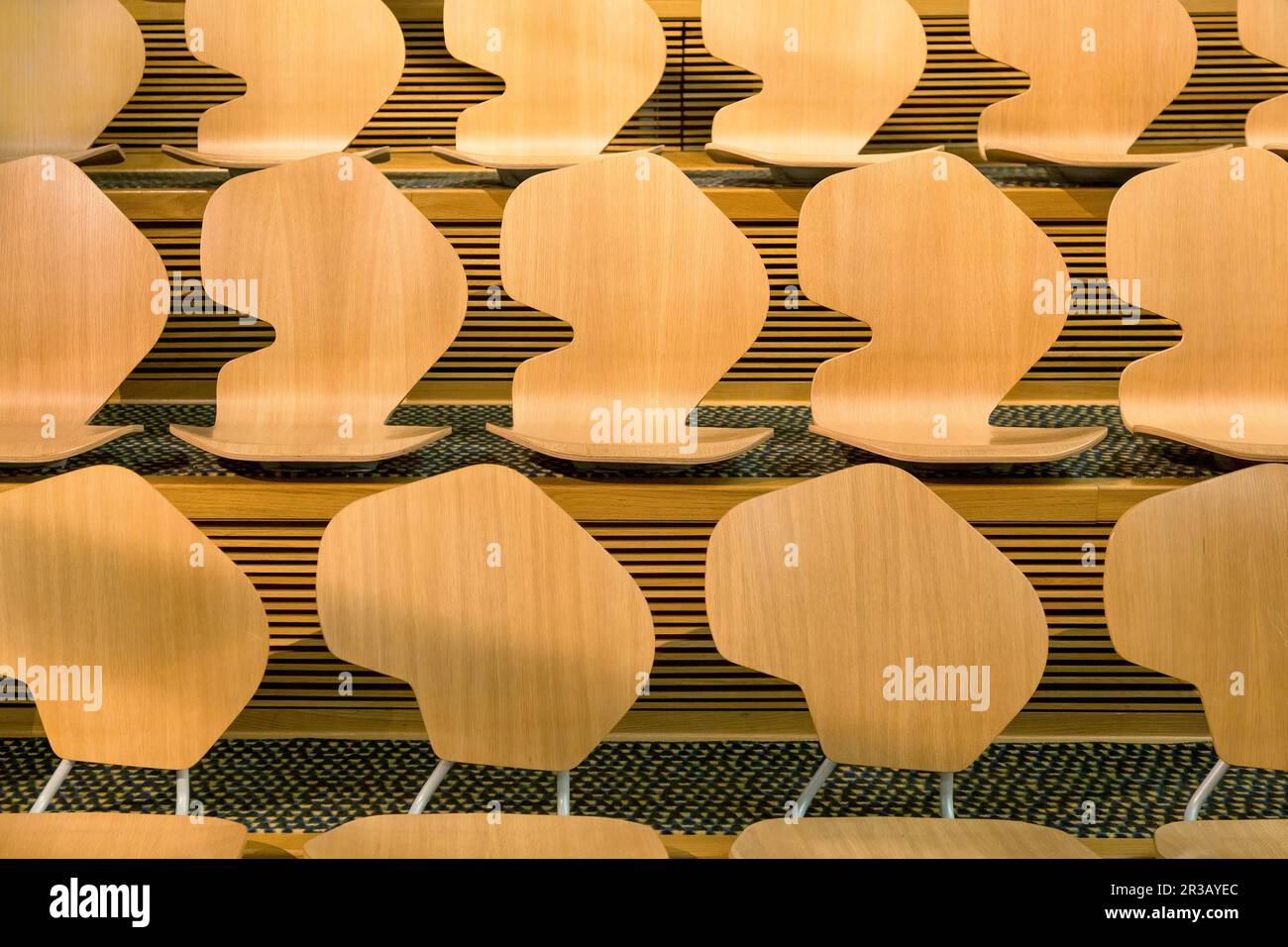 Edinburgh, Scotland - 11 Oct 2013: The unique interior design of the ...