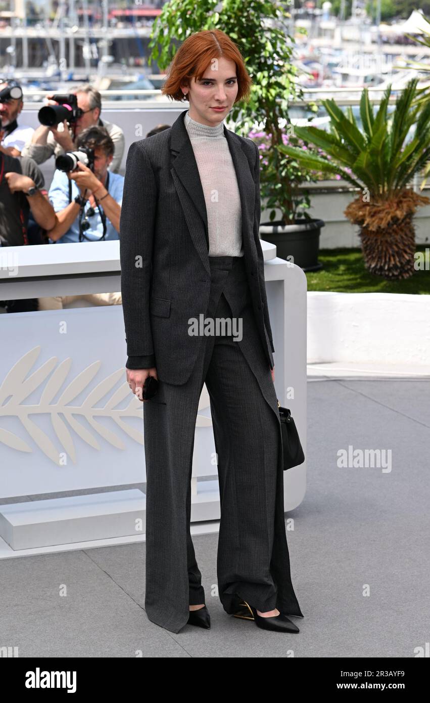 US actress Hari Nef, attends the photocall for The Idol, during the ...