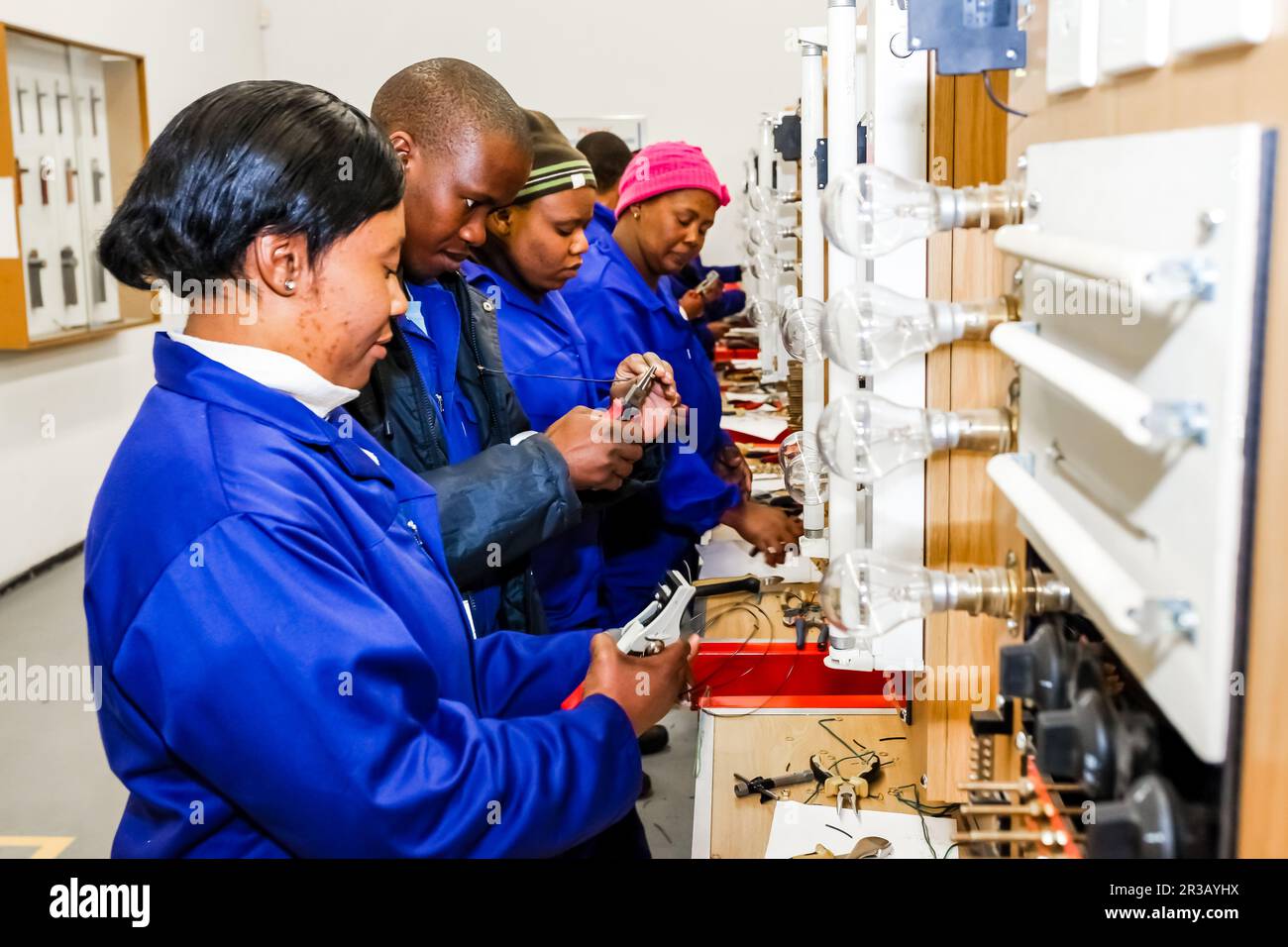 Vocational Skills Training Centre in Africa Stock Photo - Alamy