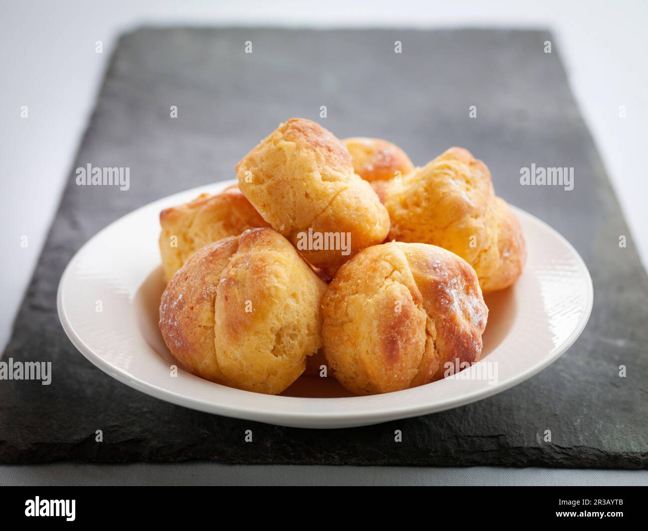 Profiteroles fresh cream puffs hi-res stock photography and images - Alamy