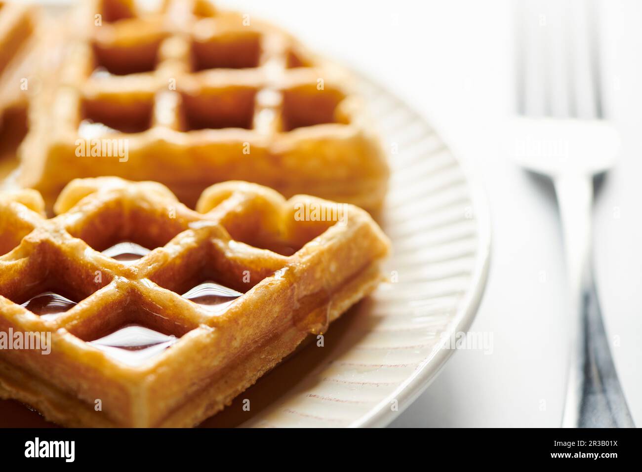 Waffle pieces hi-res stock photography and images - Alamy