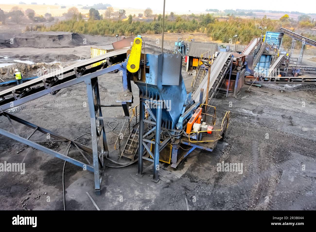 Coal Mining and processing Plant Equipment Stock Photo - Alamy