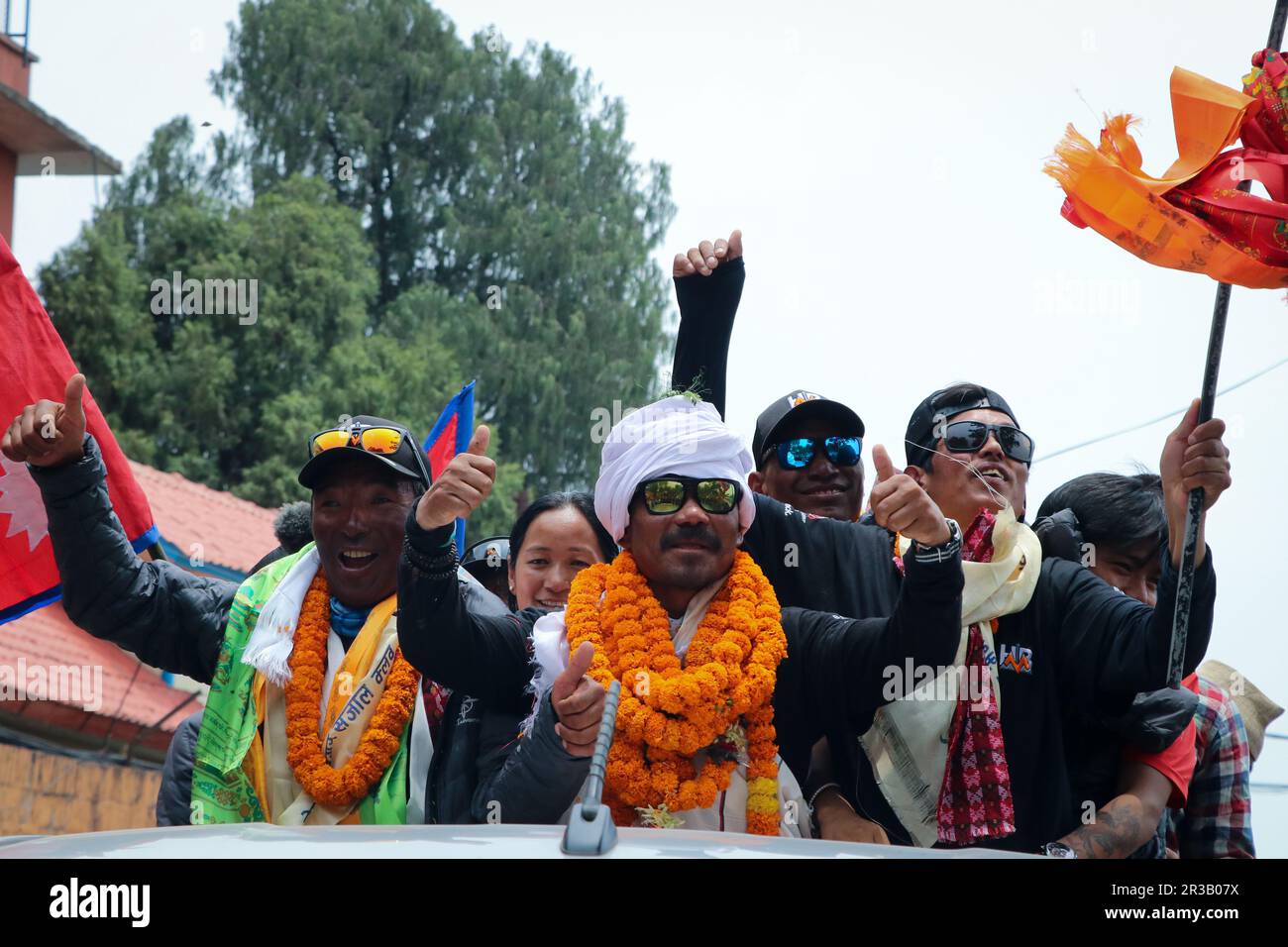 On May 23, 2023, in Kathmandu, Nepal. "Hari Buddha Magar,(C)” a 43-year ...