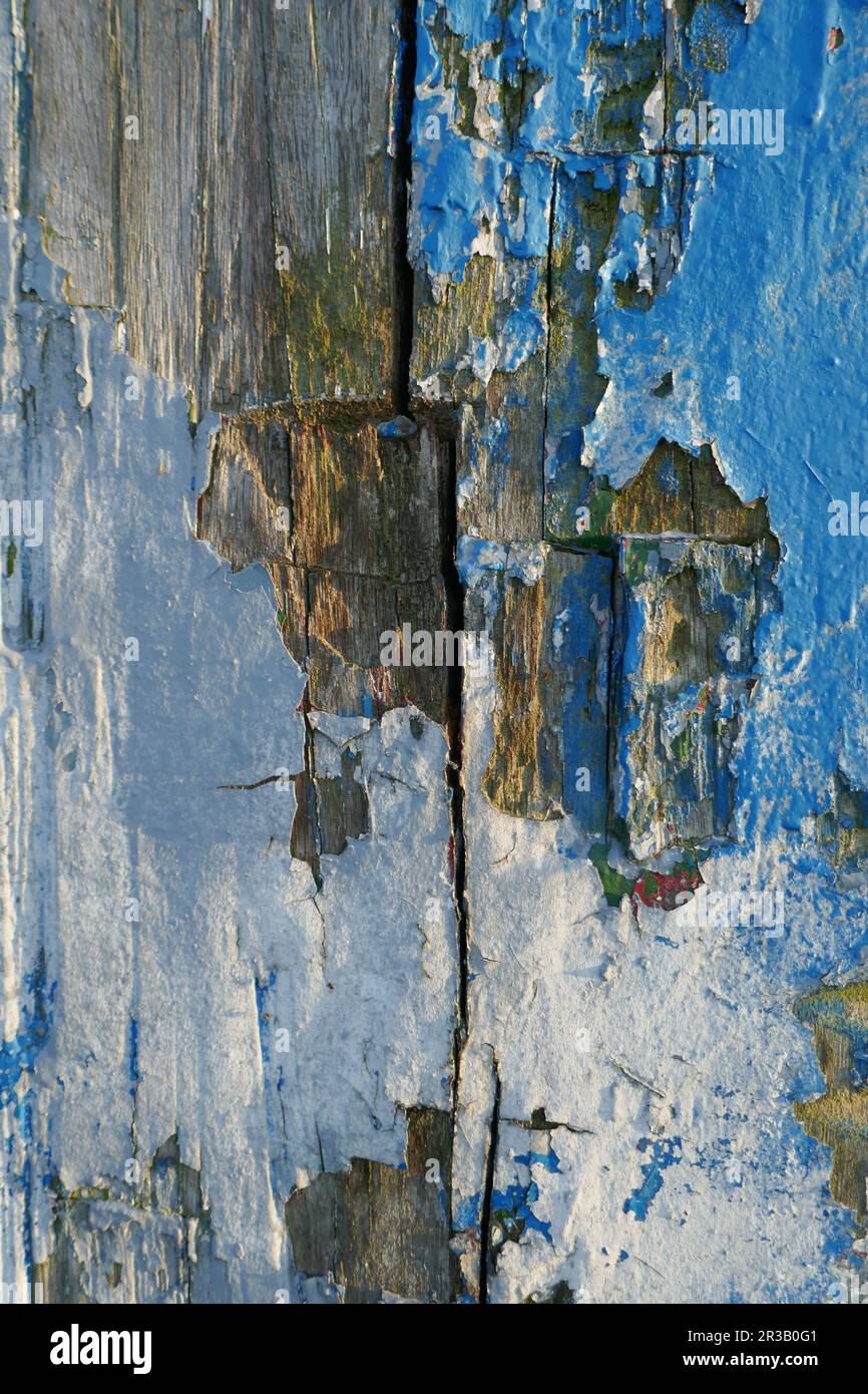 Wooden surface peeling paint hi-res stock photography and images - Alamy
