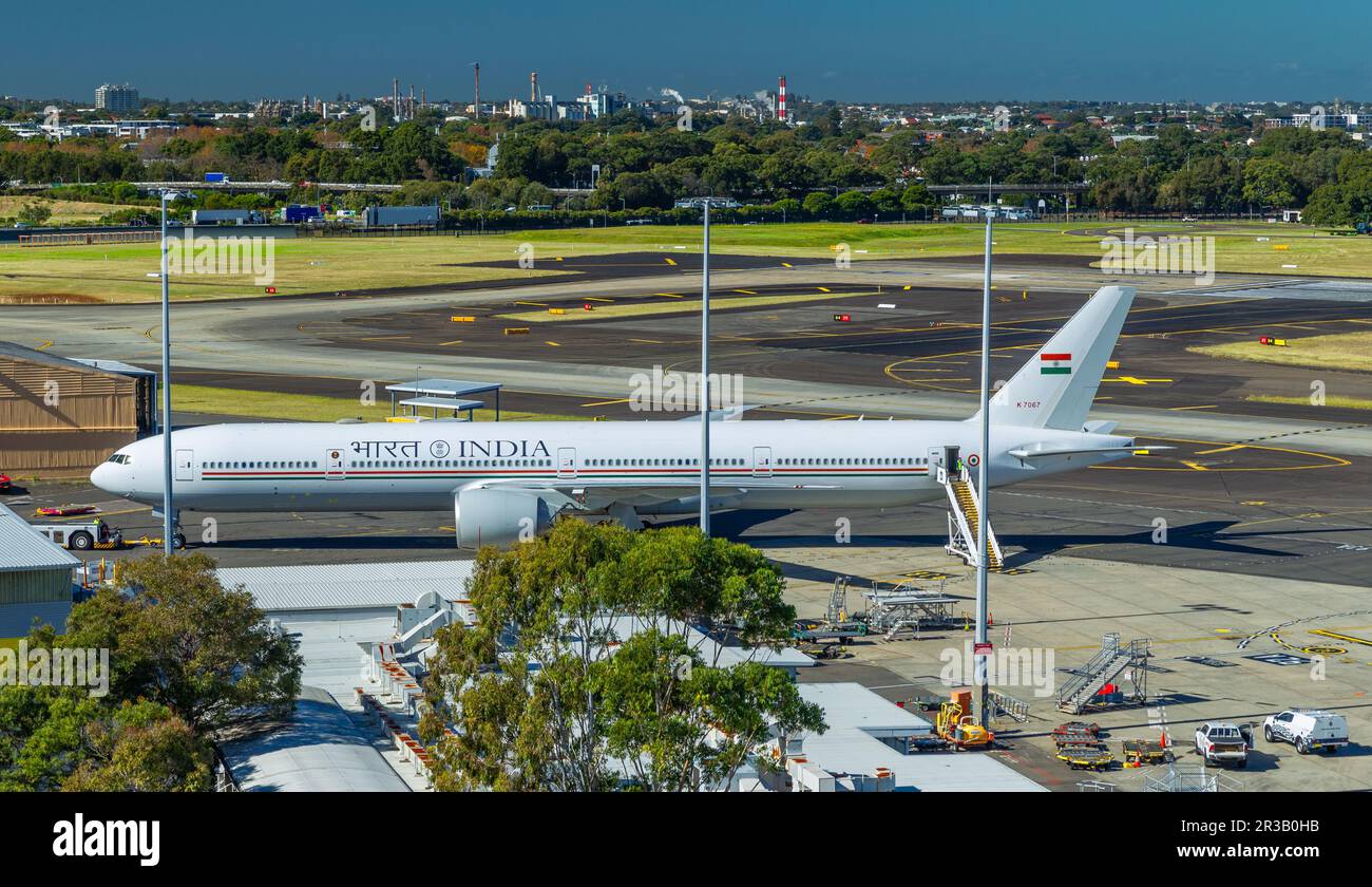 Sydney, Australia. 23 May 2023. The jet of Narendra Modi, Prime ...