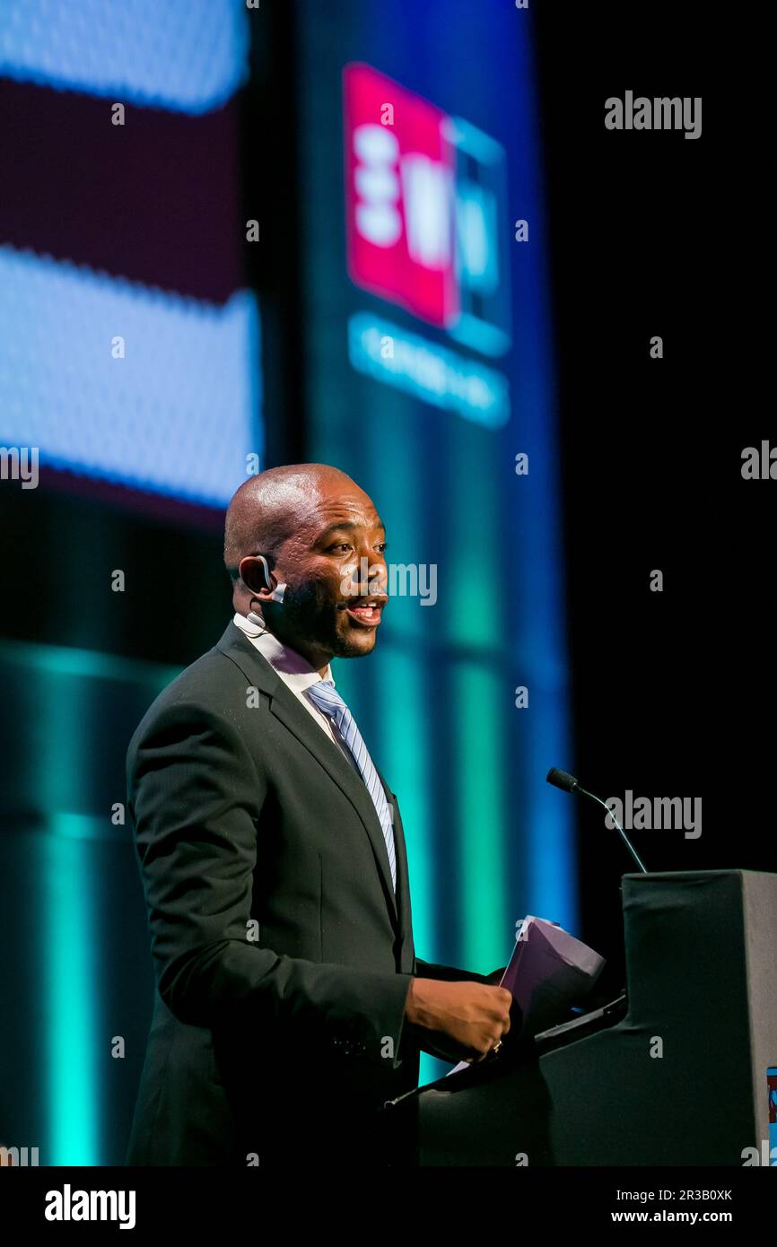 Mmusi Maimane the leader of the DA Democratic Alliance Stock Photo - Alamy