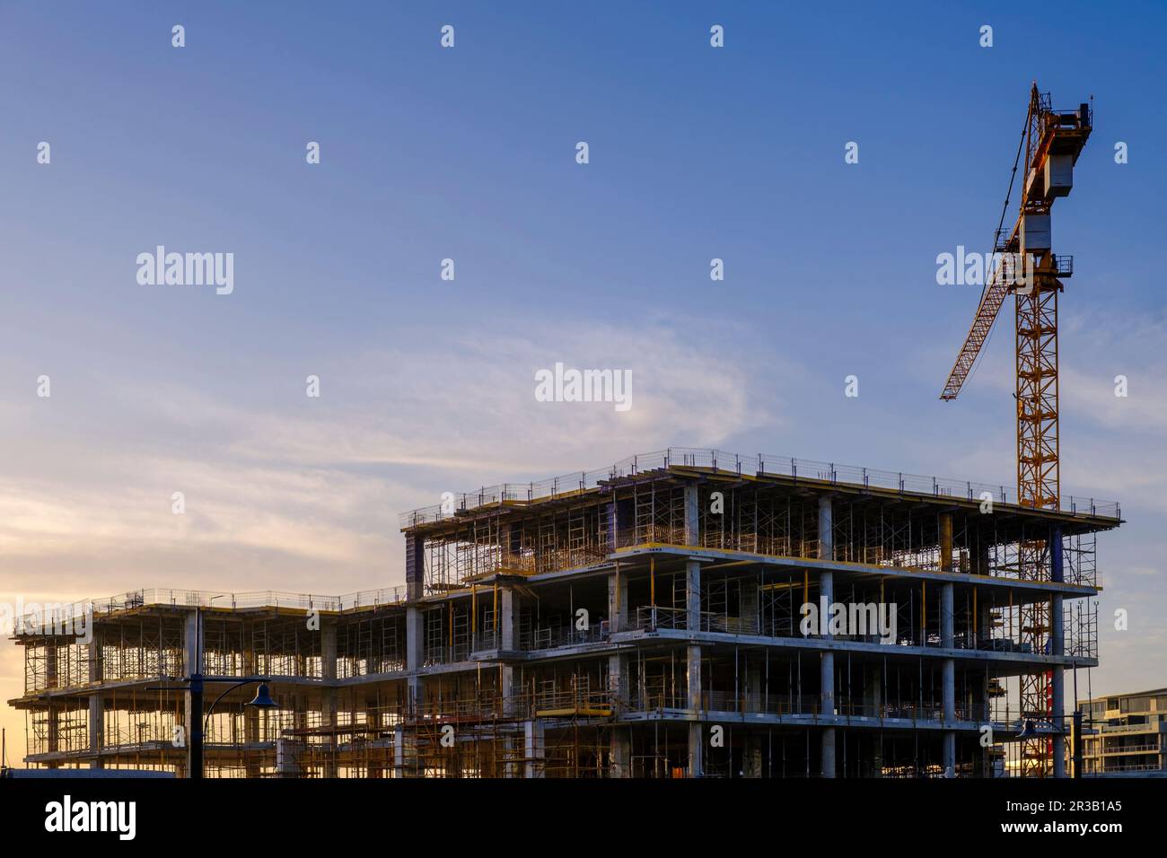 South Africa, Western Cape Province, Cape Town, Construction site at ...