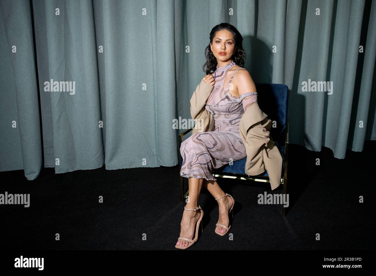 Sunny Leone poses for portrait photographs for the film 'Kennedy', at ...