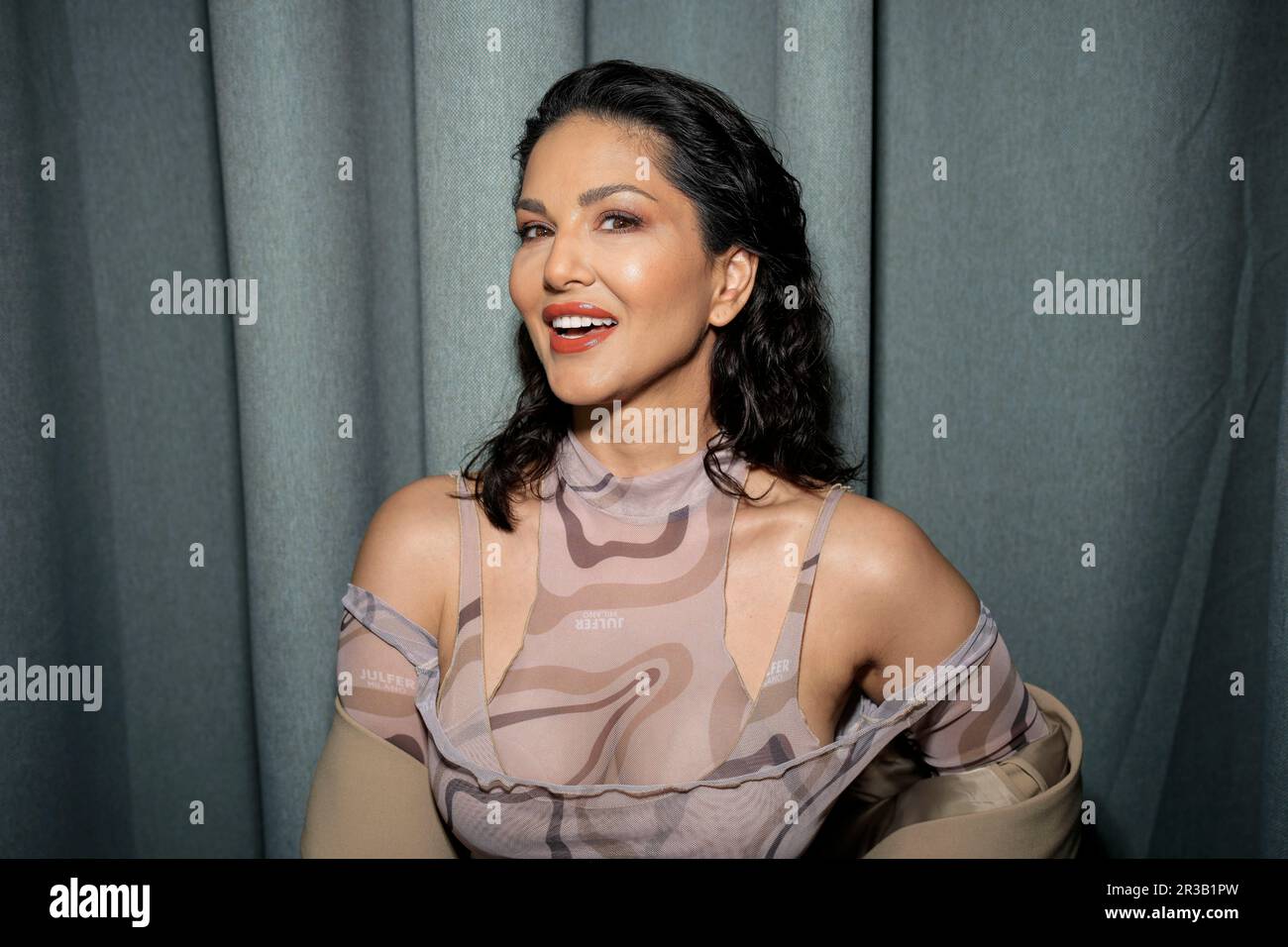 Sunny Leone poses for portrait photographs for the film 'Kennedy', at ...