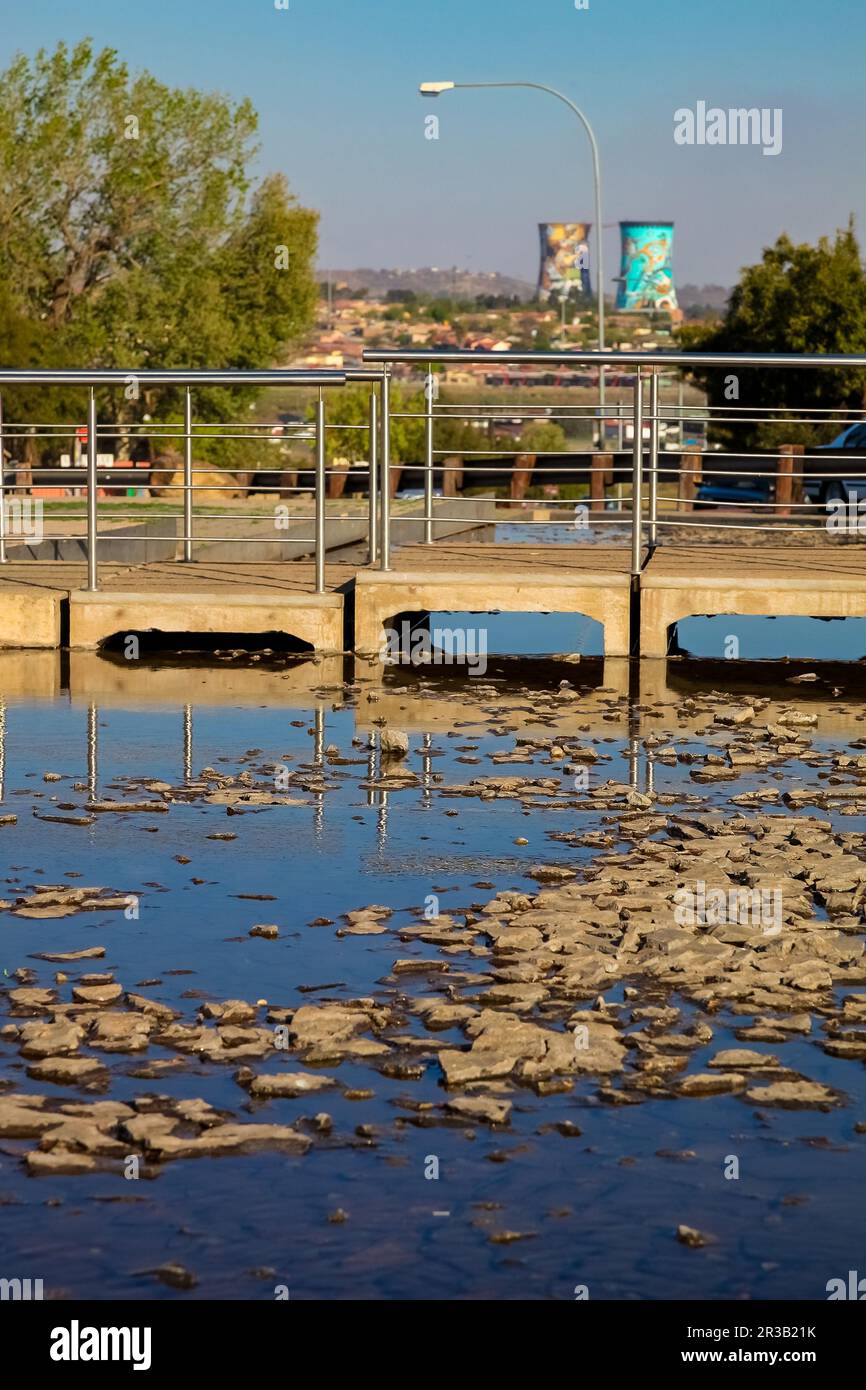 Outside Hector Pieterson Memorial Museum in Soweto Johannesburg Stock ...