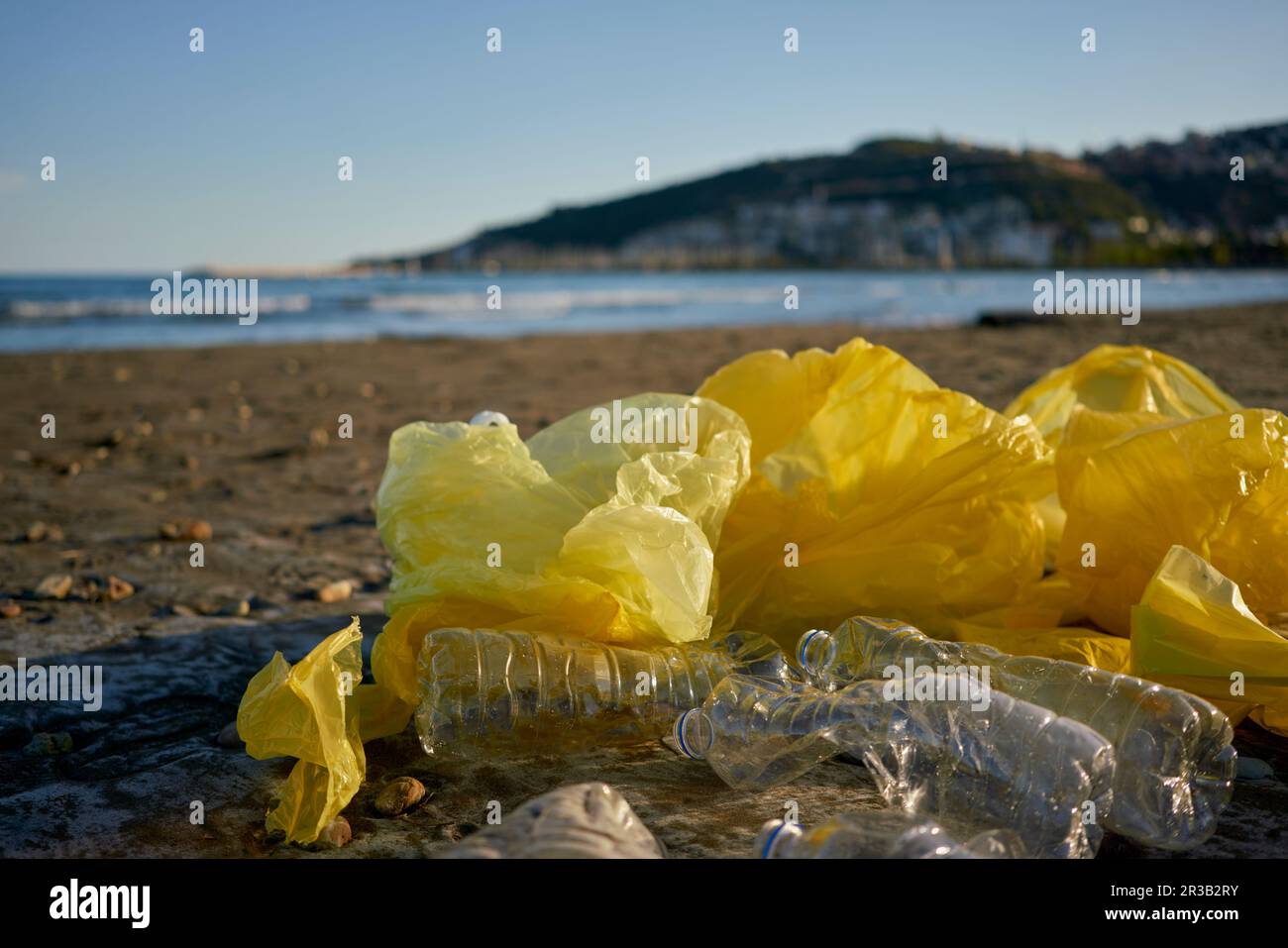 Plastic pollution bottles bags hi-res stock photography and images - Alamy