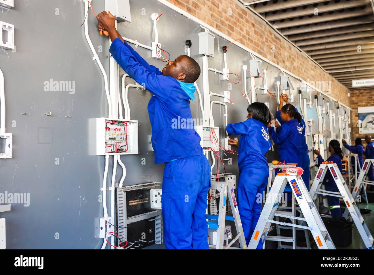 Vocational Skills Training Centre in Africa Stock Photo - Alamy