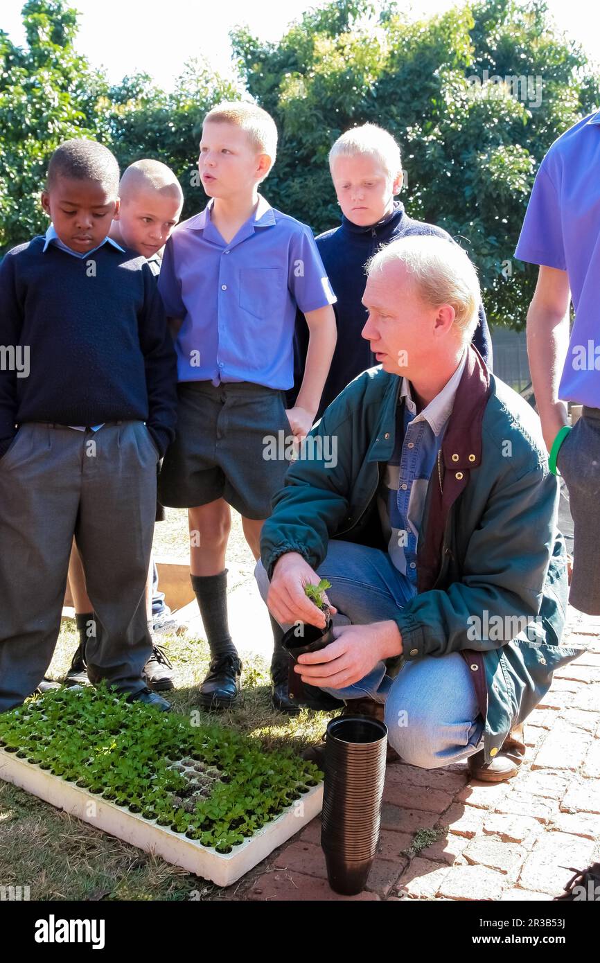 School children learning about agriculture and farming Stock Photo - Alamy