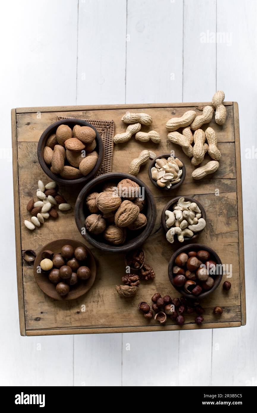 Tray of nuts hi-res stock photography and images - Alamy