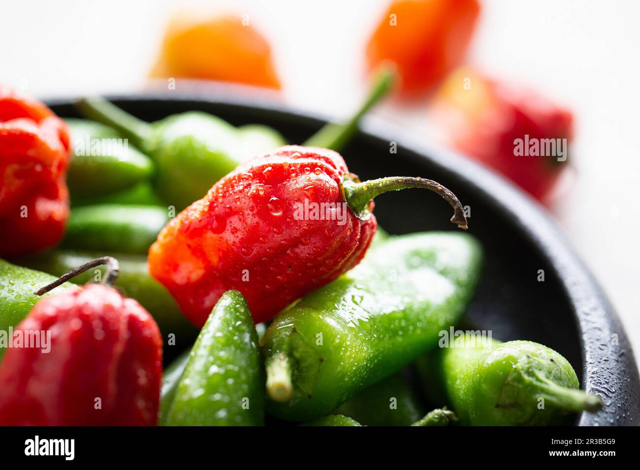 Assorted chilli peppers in hi-res stock photography and images - Alamy
