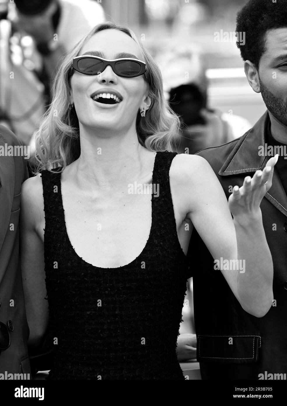 Cannes, France. 23rd May, 2023. Cannes, France. May 23rd, 2023 Lily-Rose Depp at the photocall ...