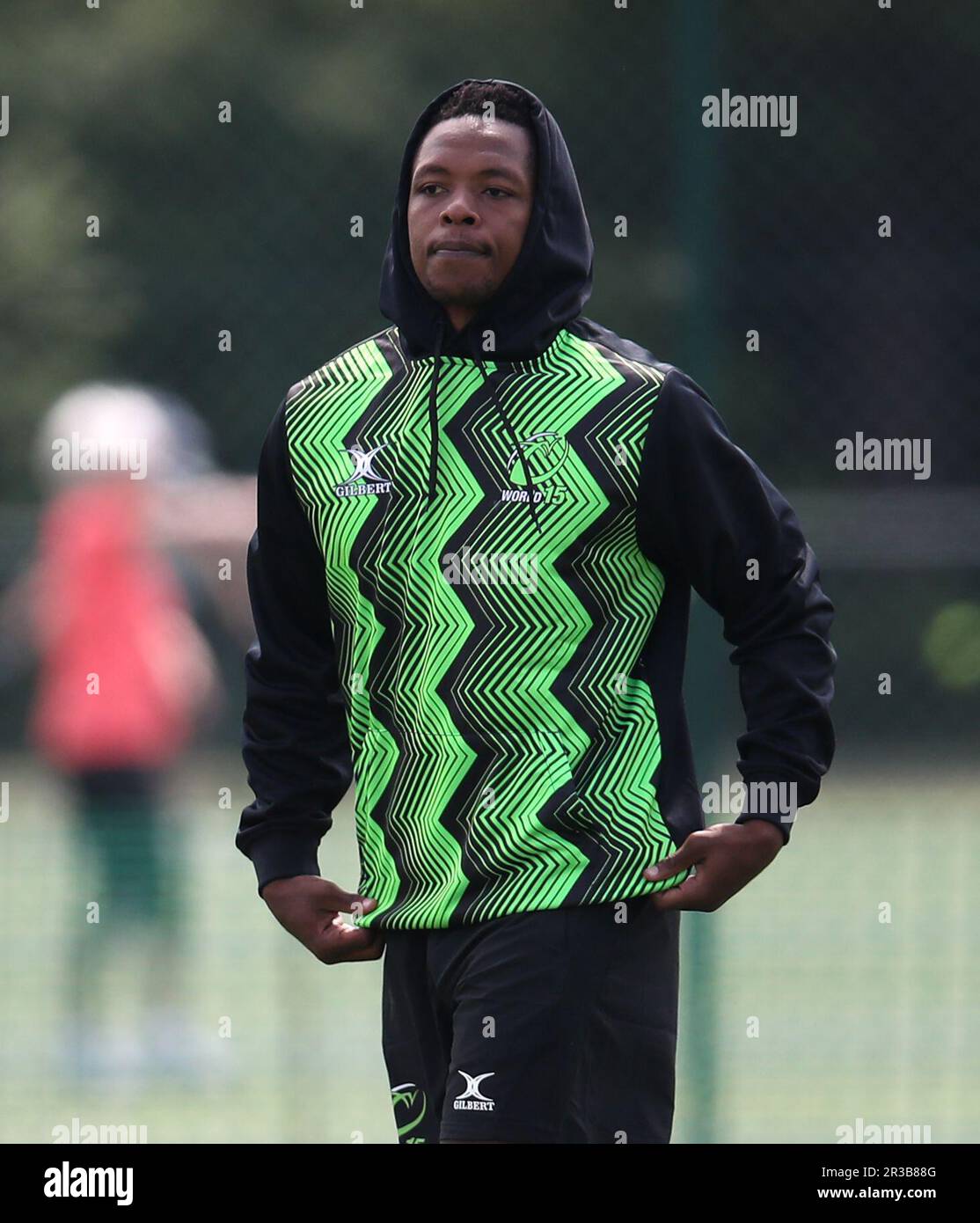 World XV's Sbu Nkosi during a training session at The Lensbury Resort ... World XV's Sbu Nkosi during a training session at The Lensbury Resort ...