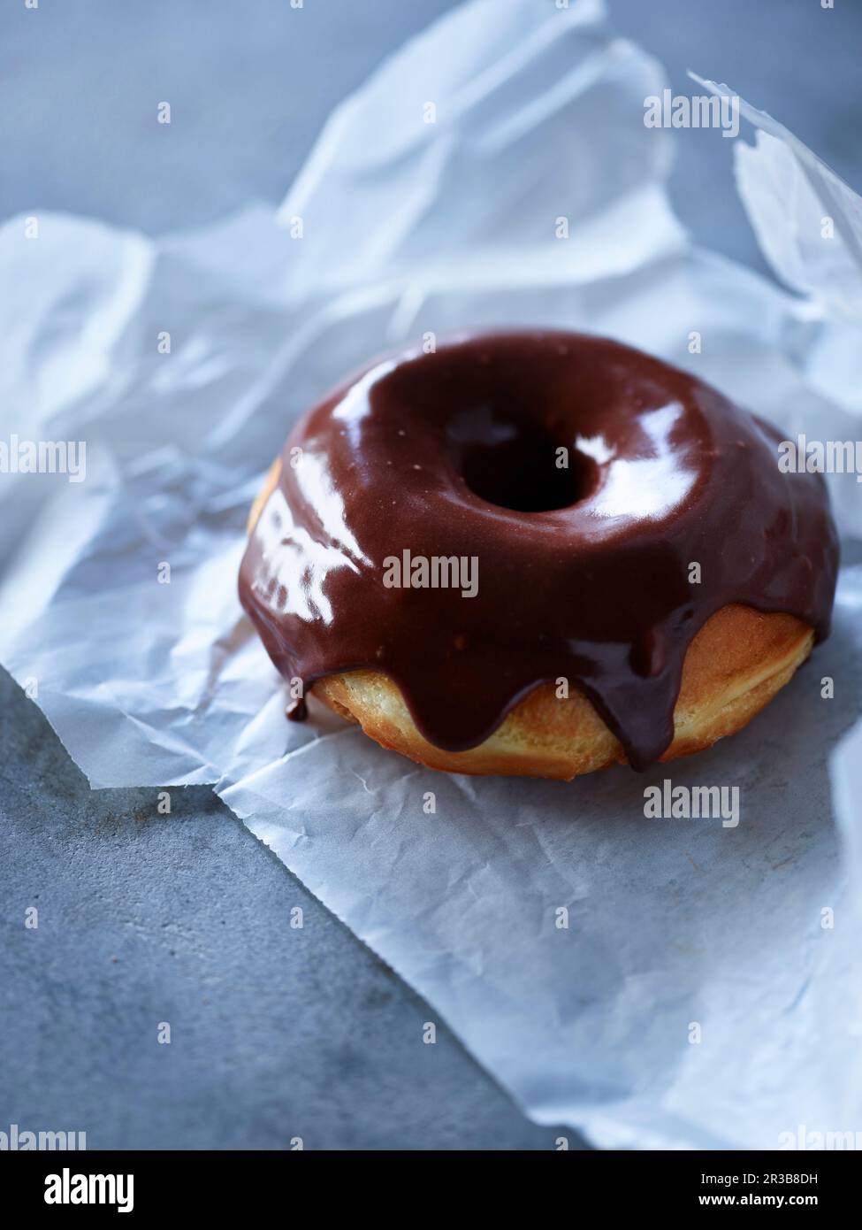 Chocolate glazed donut Stock Photo - Alamy Chocolate glazed donut Stock Photo - Alamy