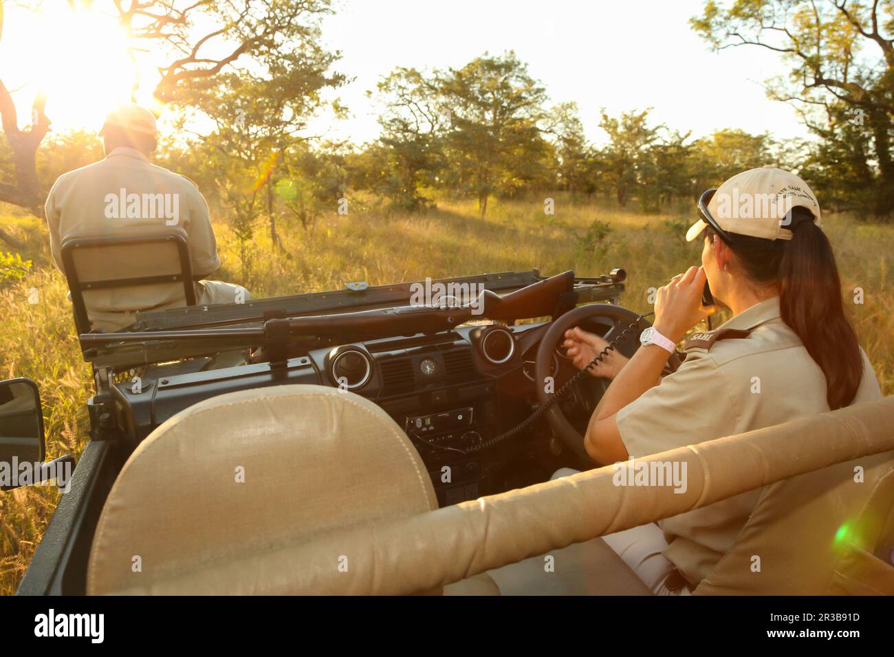 Tracker safari guide on hi-res stock photography and images - Alamy