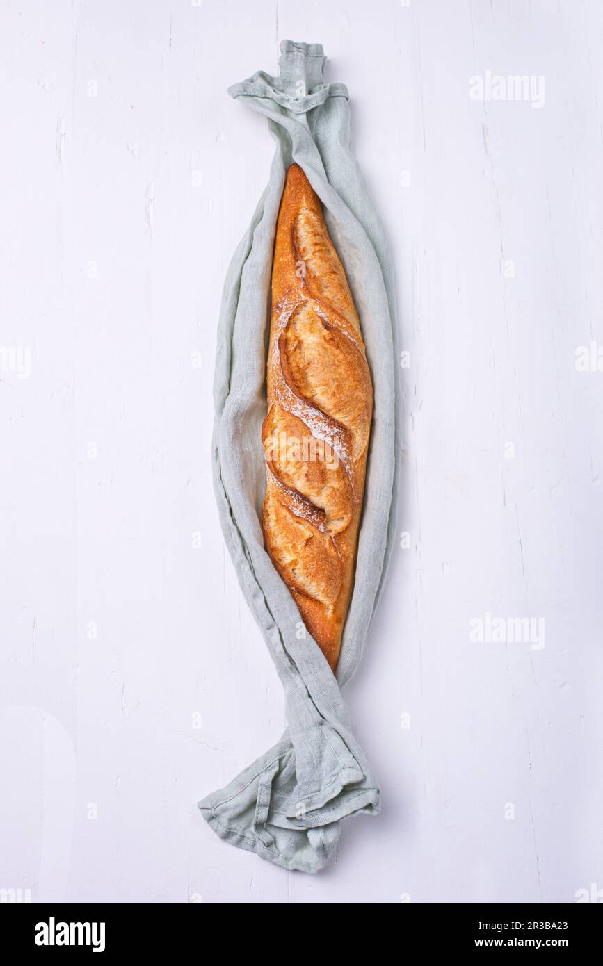 Banette (a baguette with pointed ends Stock Photo - Alamy