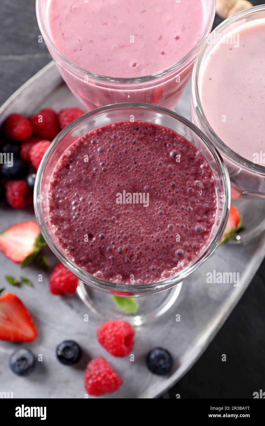 Milky berry hi-res stock photography and images - Alamy
