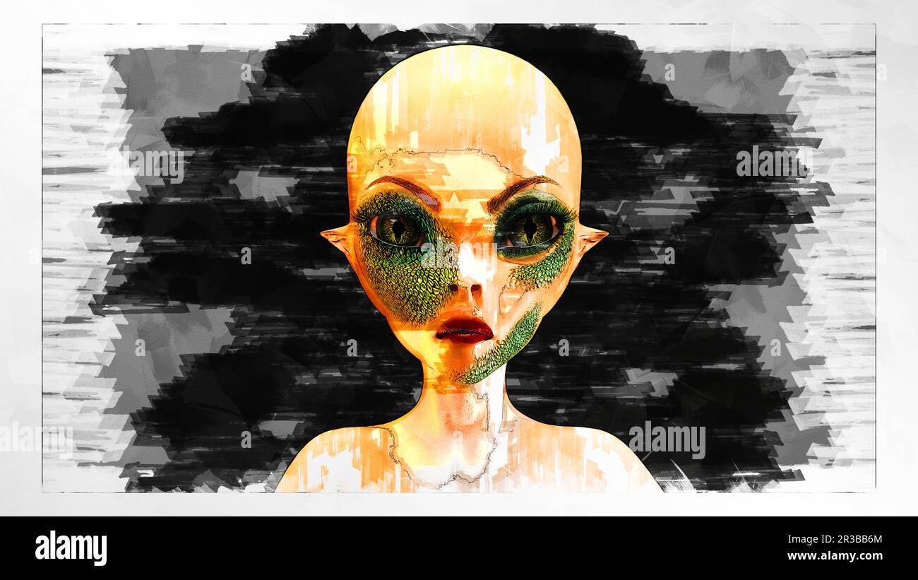 Space alien images hi-res stock photography and images - Alamy